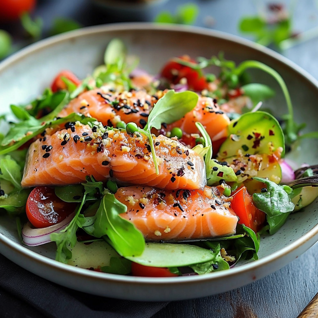 Smoked Salmon Salad – Shuba
