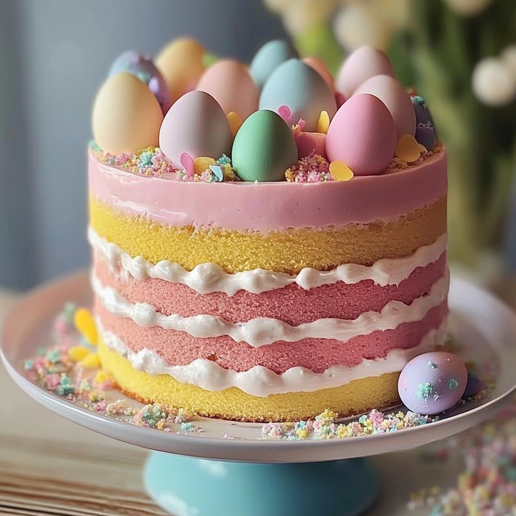 Easter Egg Layer Cake