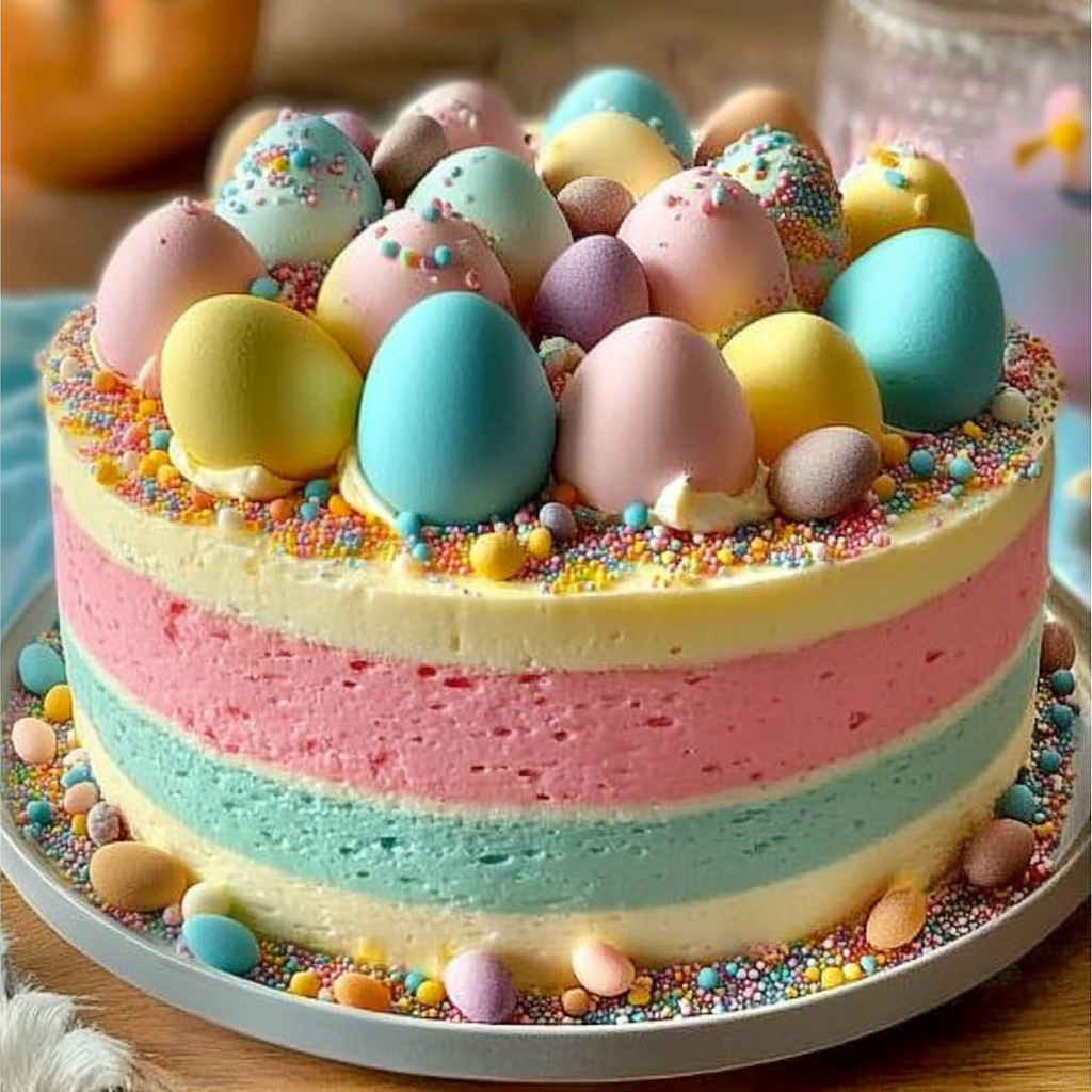 Easter Egg Layer Cake