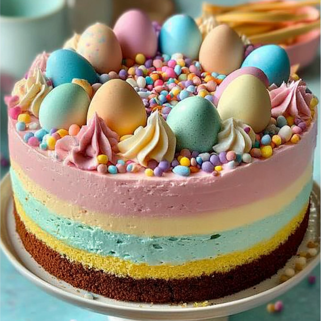 Easter Egg Layer Cake