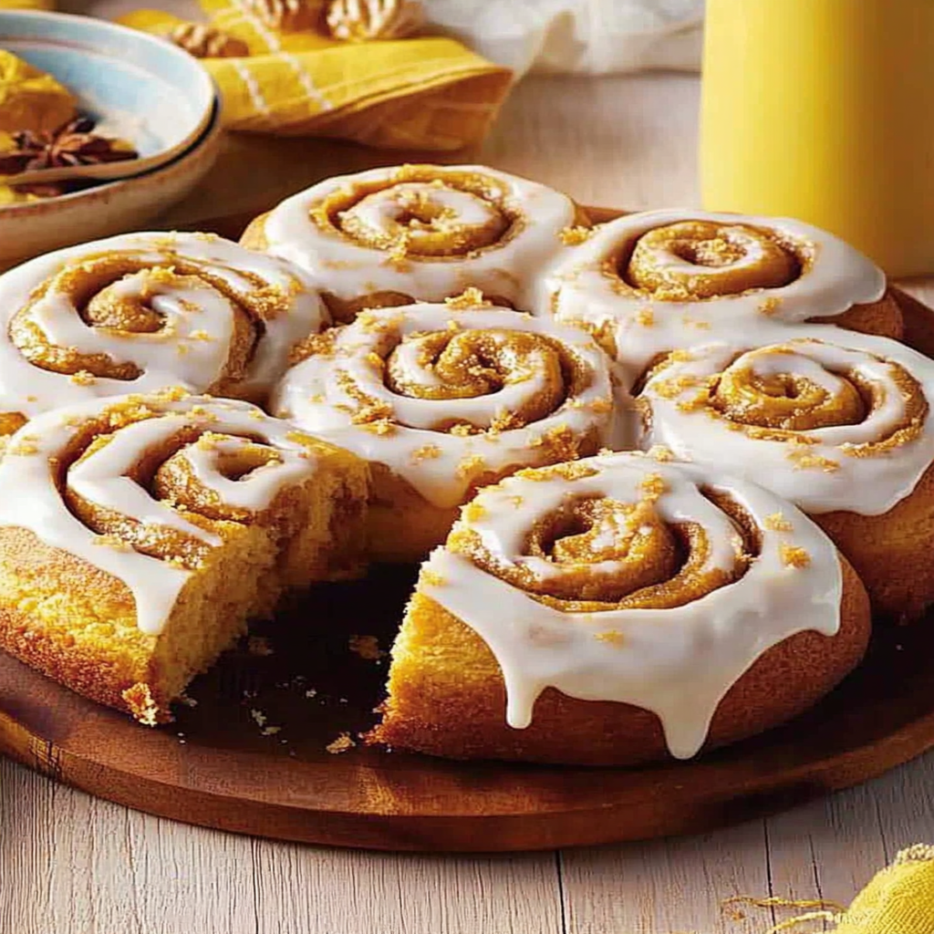 Gingerbread Spice Cinnamon Rolls with Maple Frosting