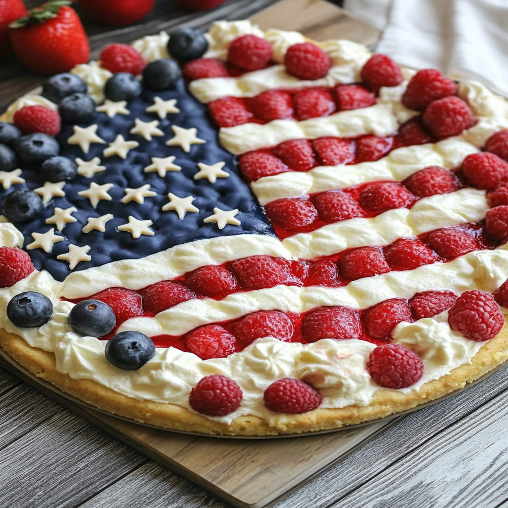 American Flag Fruit Pizza