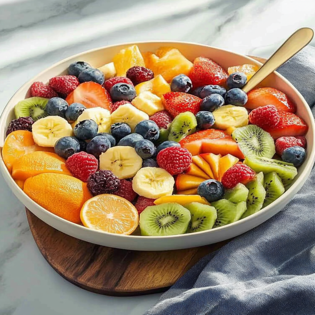 Colorful and Fresh Fruit Platter