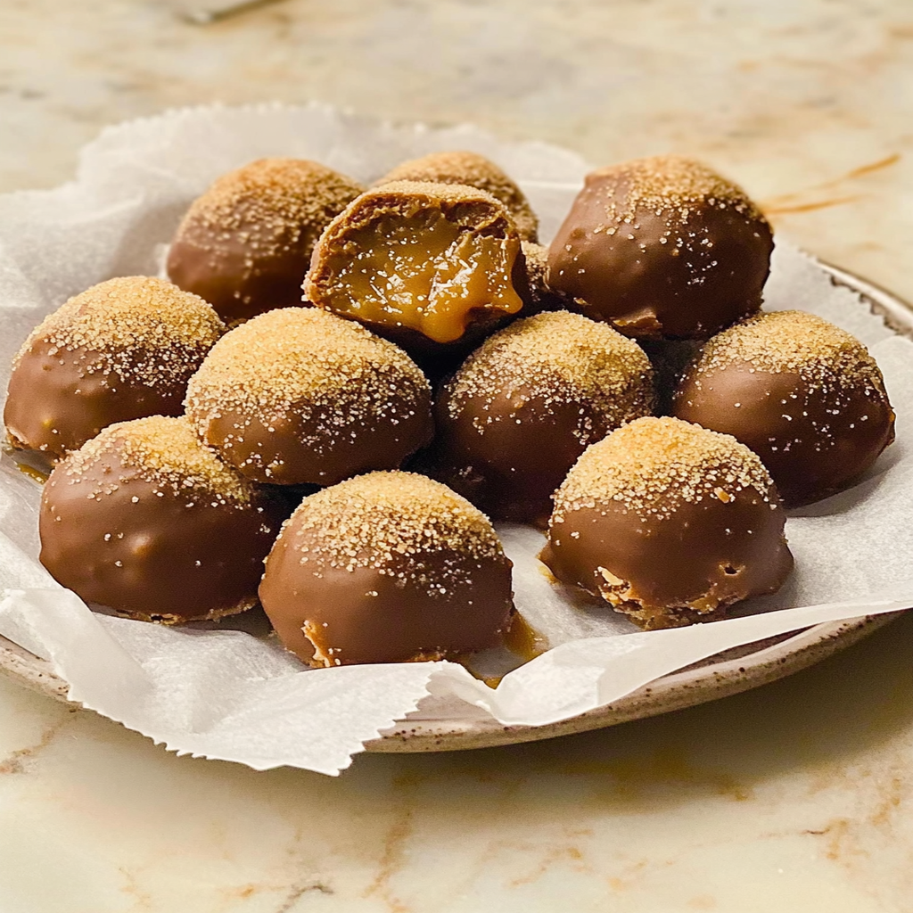 Salted Caramel Fudge Truffles