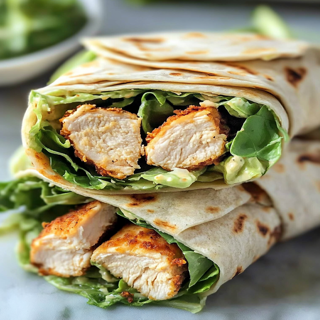 Chicken Caesar Wraps