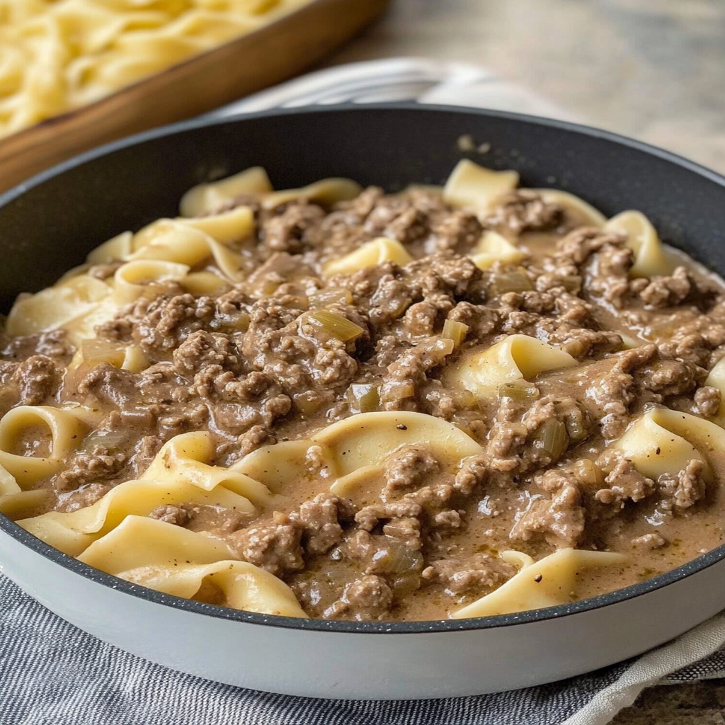 Beef Stroganoff with Ground Beef