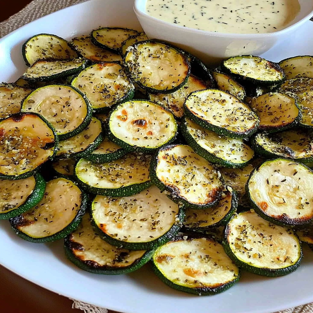 Cool Ranch Zucchini Chips