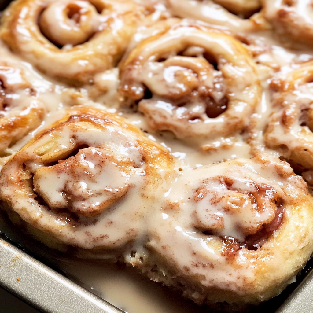 SUMMER Peach Cobbler Cinnamon Rolls