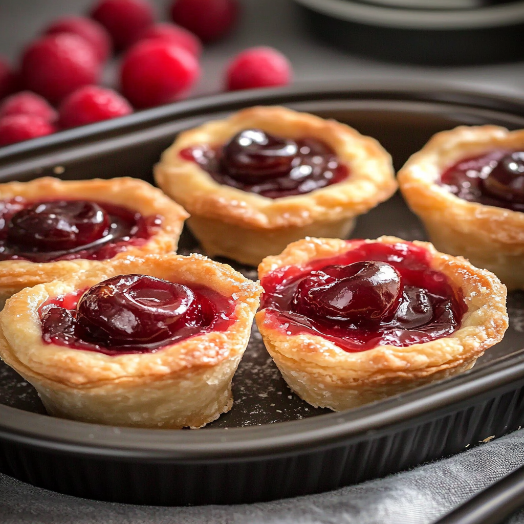 Quick Cherry Pie Bites