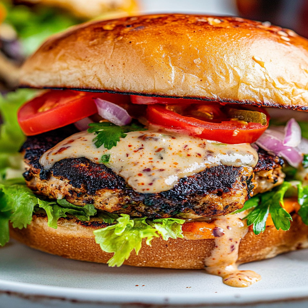 Bold and Spicy Chipotle Chicken Burger