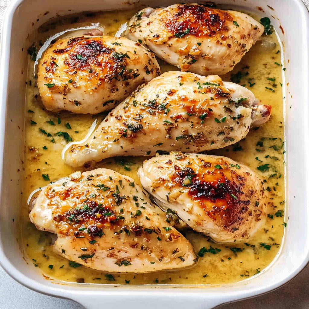 Oven Roasted Garlic Butter Chicken