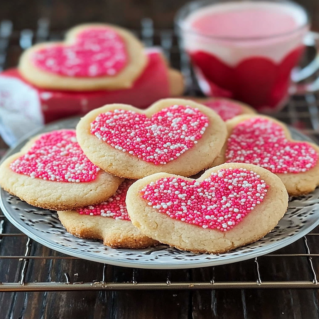 Slice and Bake Valentine Cookies